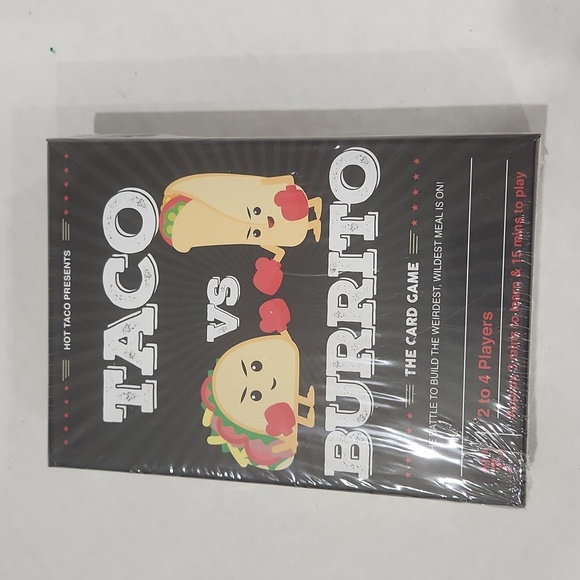 Games | New Sealed Card Game Taco Vs Burrito | Poshmark
